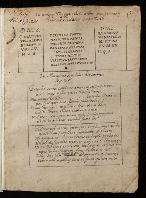 Paper, 'Roman inscriptions at Tunis copied in 1730' by John Locke | The ...
